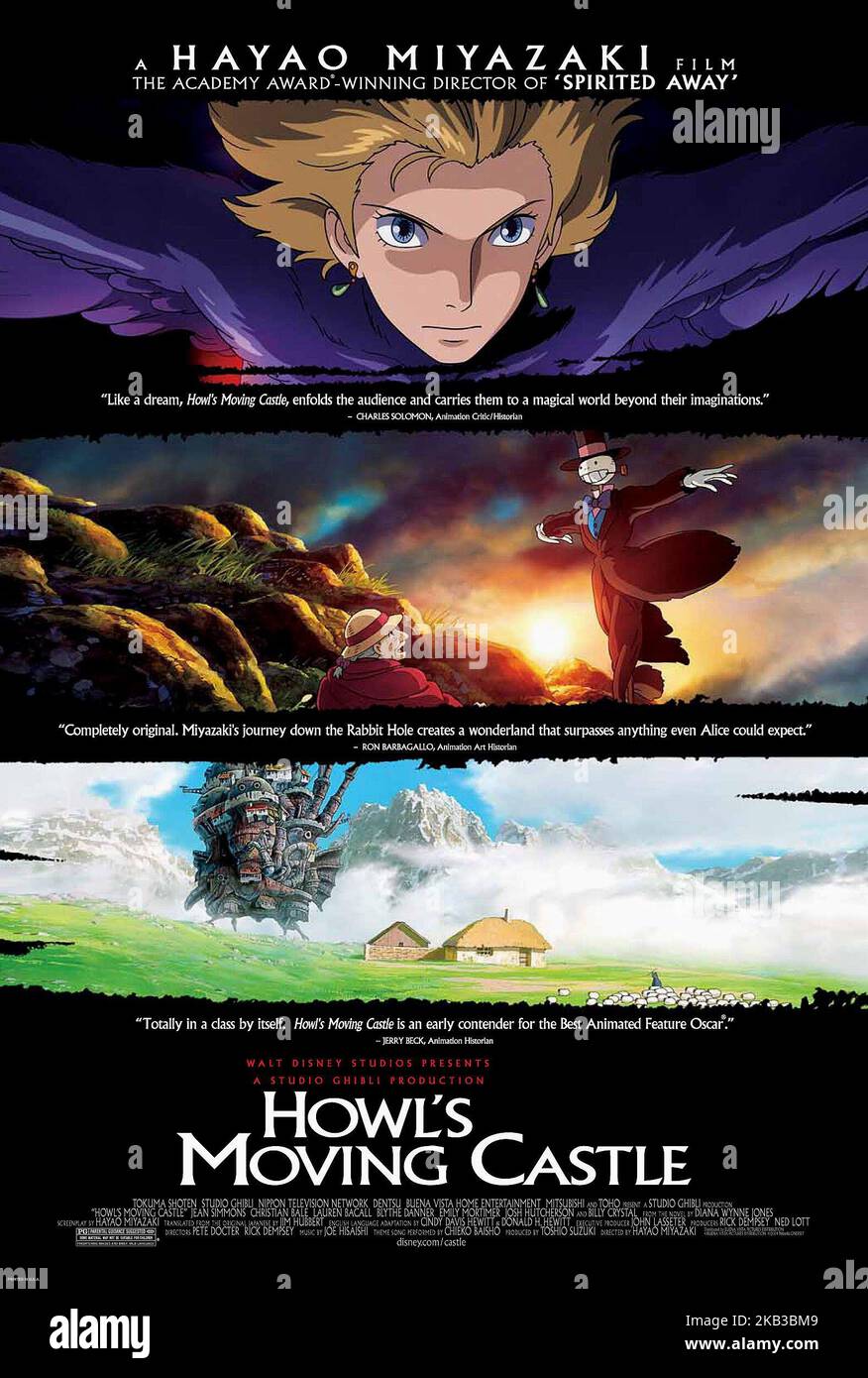 HOWL'S MOVING CASTLE, MOVIE POSTER, 2004 Stock Photo - Alamy