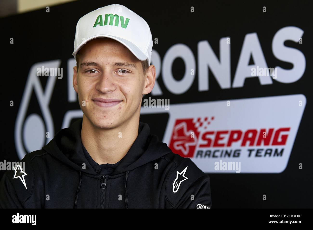 Motogp valencia rider motor test fabio quartararo hi-res stock ...