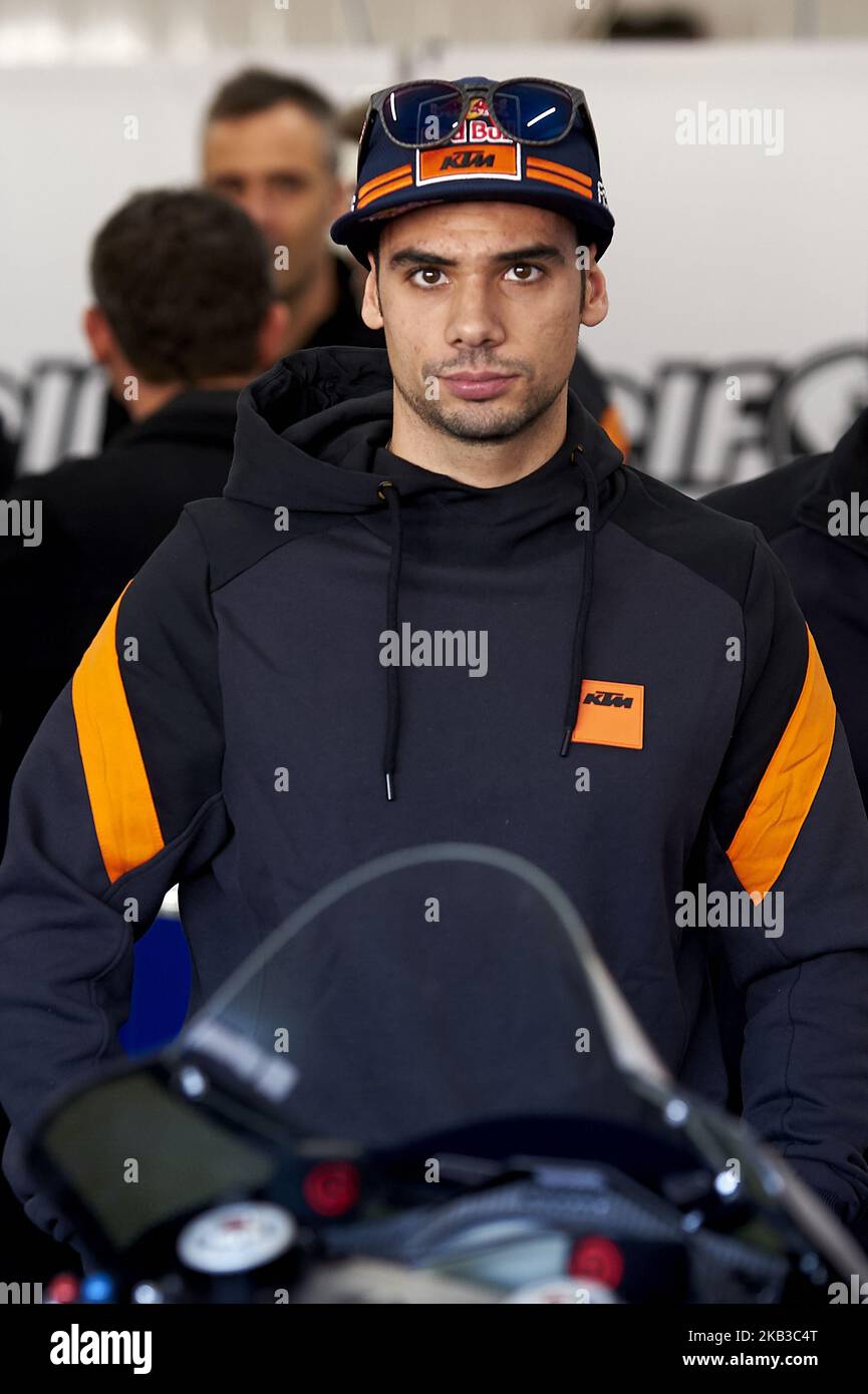 Motogp valencia rider motor test miguel oliveira hi-res stock ...