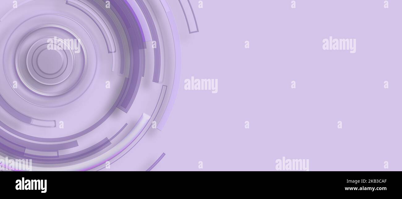 Digital Lavender Color of the Year 2023. Abstract futuristic poster ...