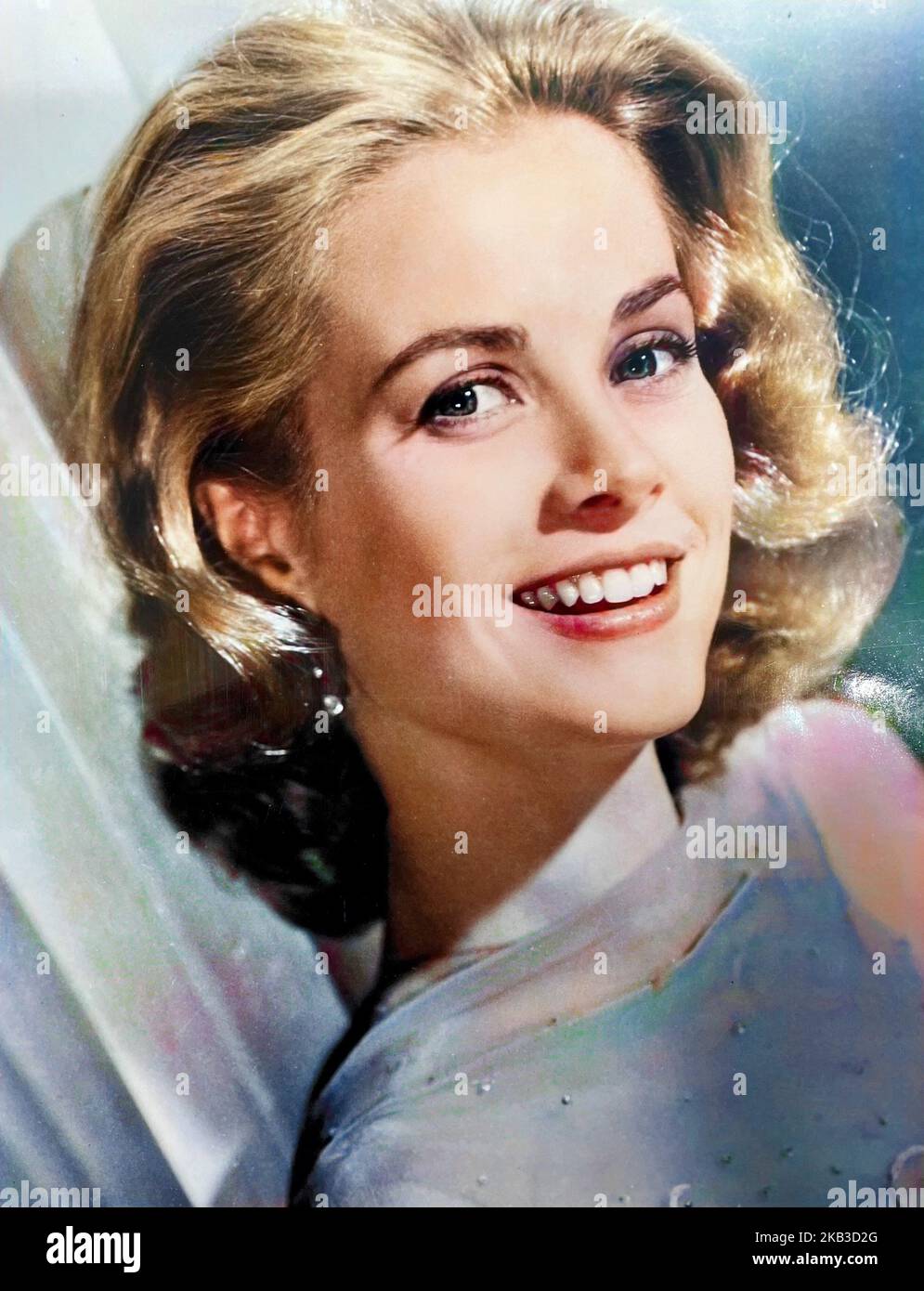 GRACE KELLY (19239=1982) American film actress about 1955 Stock Photo ...