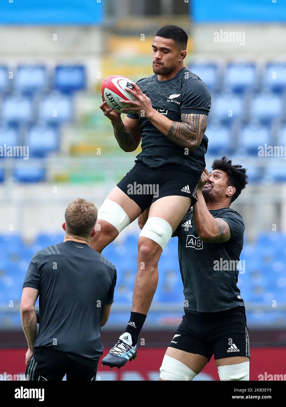 Rugby All Blacks captains run - Cattolica Test Match Vaea Fifita at ...