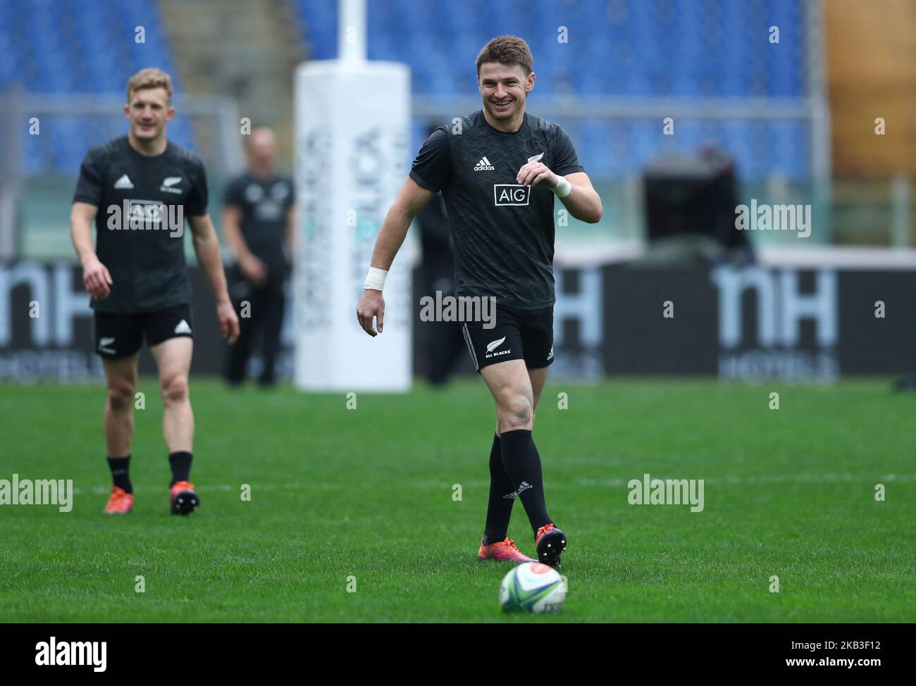 Rugby All Blacks captains run - Cattolica Test Match Beauden Barrett at ...