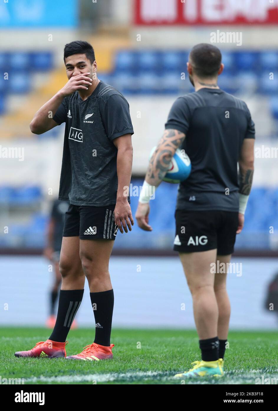 Rugby All Blacks captains run - Cattolica Test Match Rieko Ioane at ...