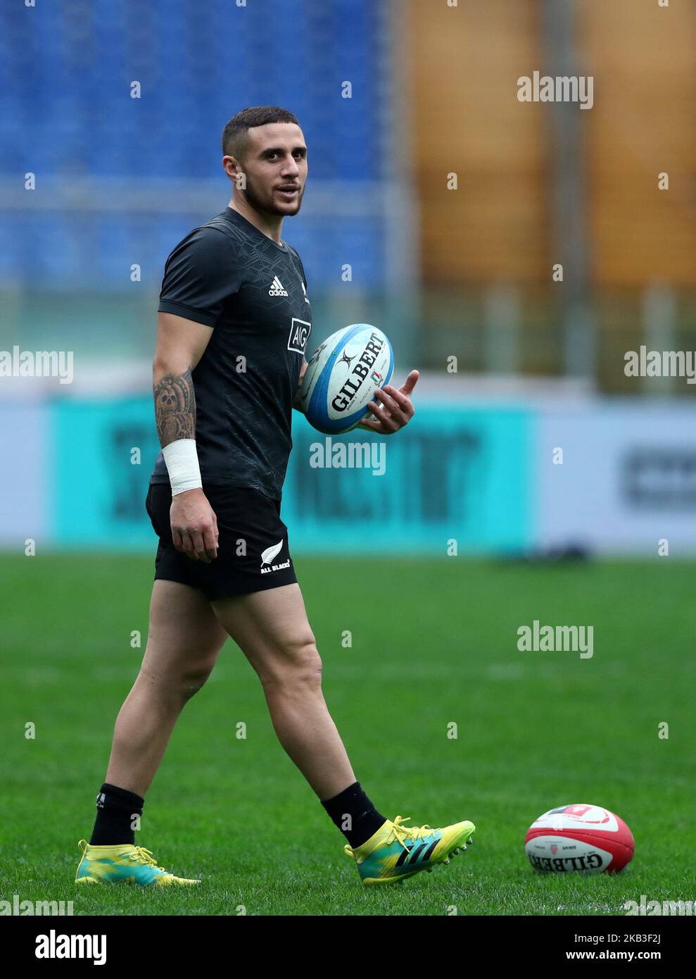 Rugby All Blacks captains run - Cattolica Test Match TJ Perenara at ...
