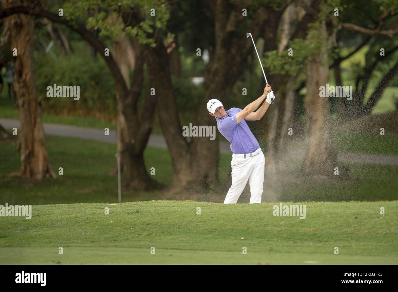 A photo showing English Golf player Matthew Fitzpatrick during a Golf ...