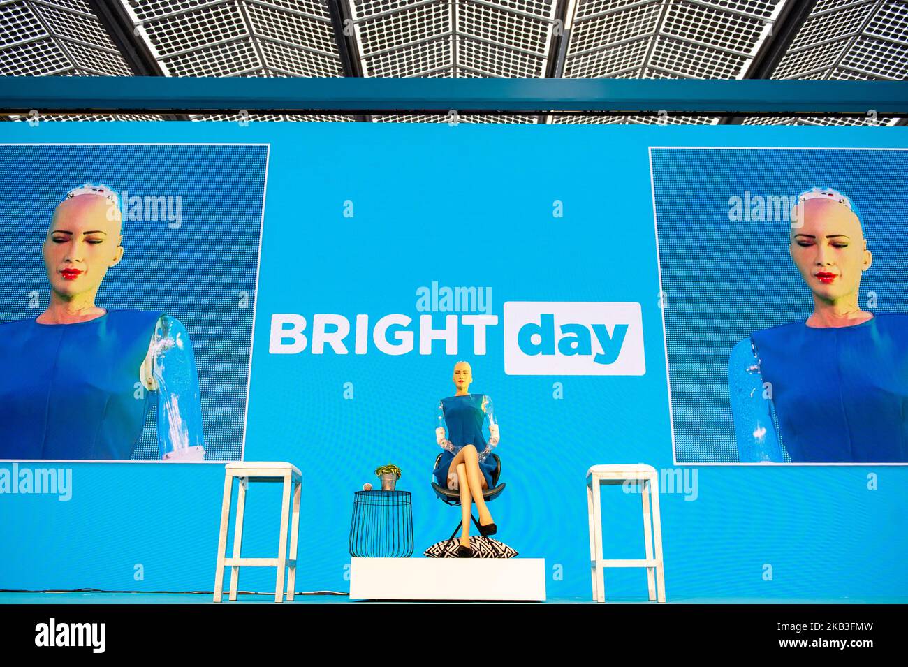 Sophia, a Hanson Robotics’ latest and most advanced robot to date and a ...