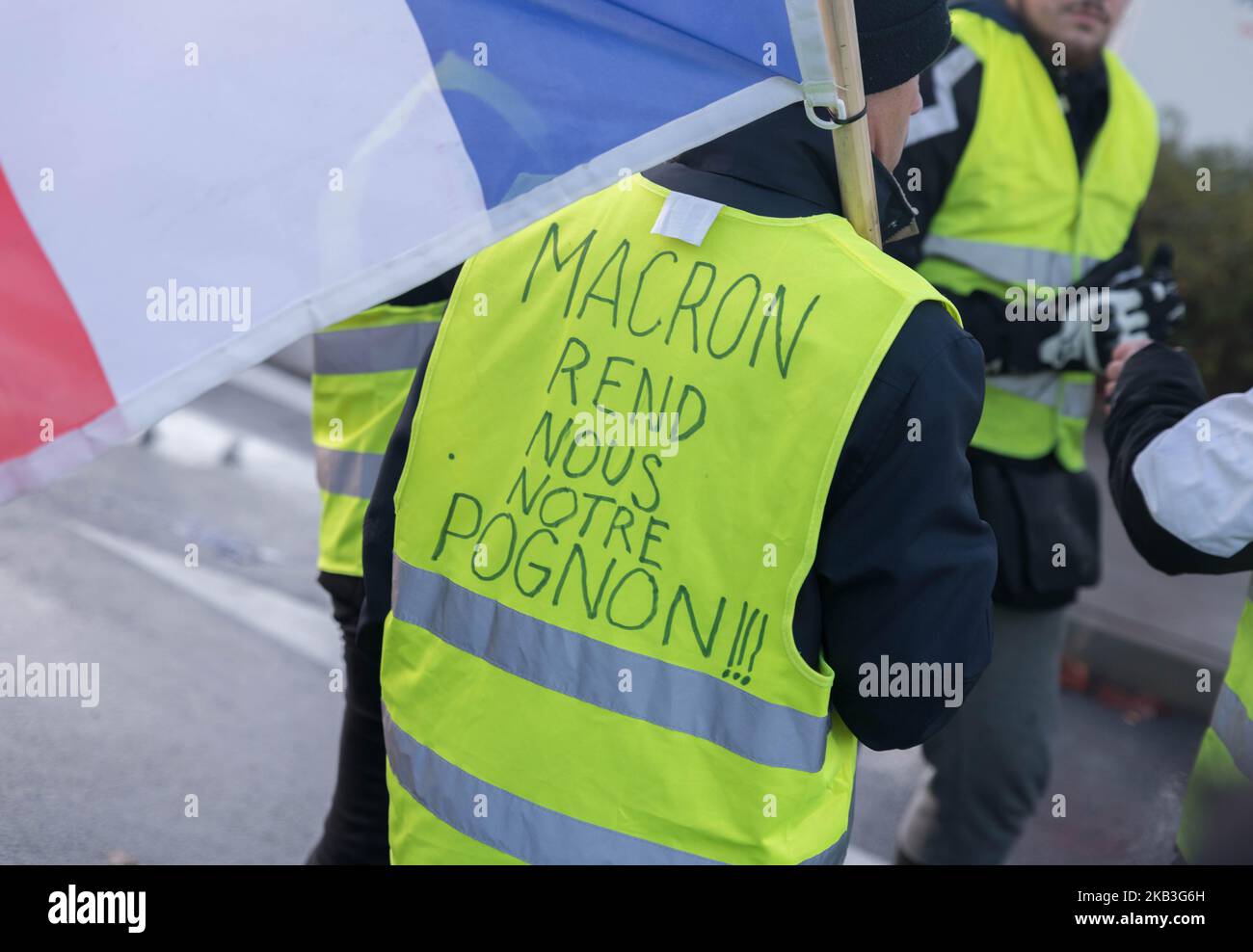 7th Day of action mobilization of Yellow Vests in Nantes, France, on 24 ...