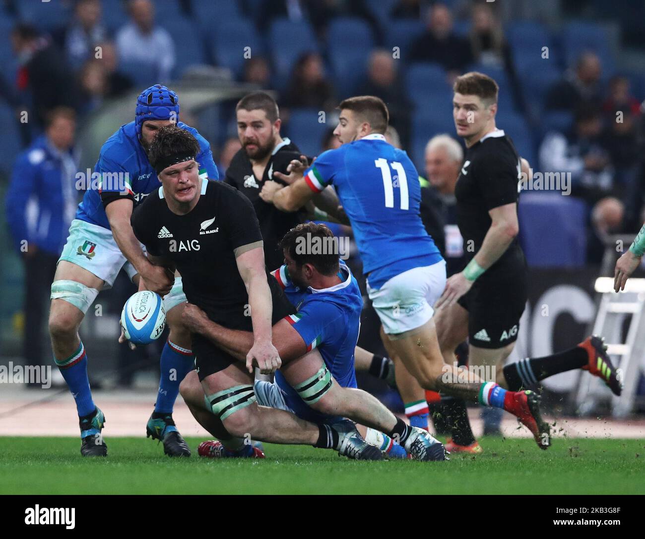 Italy v New Zealand All Blacks - Rugby Cattolica Test Match New ...