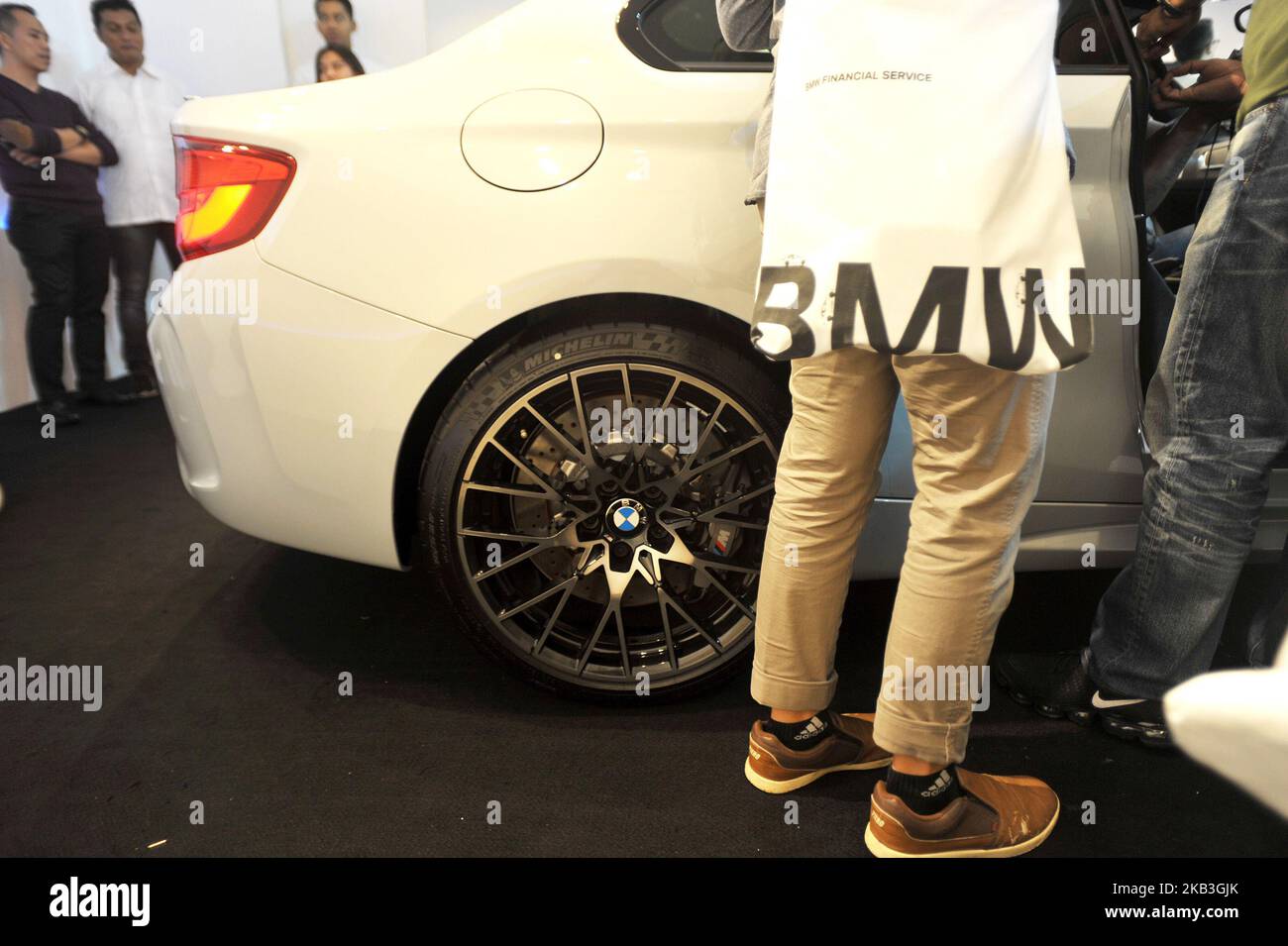 Buyers watch the All-New car The new BMW M2 Competition was launched in ...