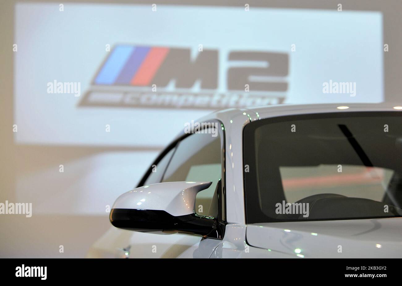 Buyers watch the All-New car The new BMW M2 Competition was launched in ...