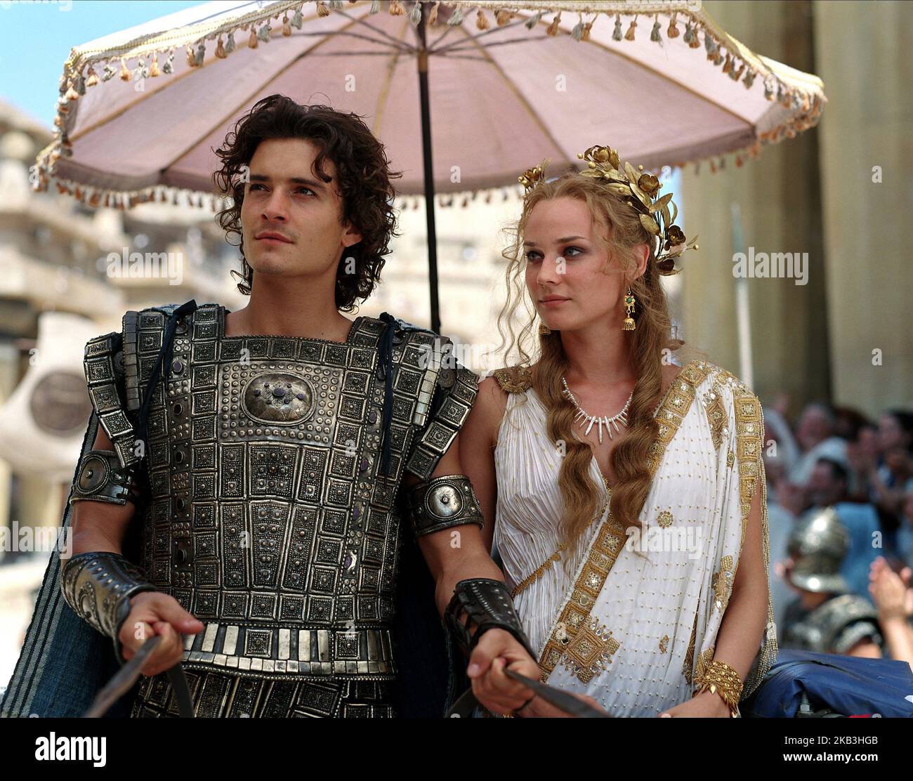 TROY, ORLANDO BLOOM, DIANE KRUGER, 2004 Stock Photo - Alamy