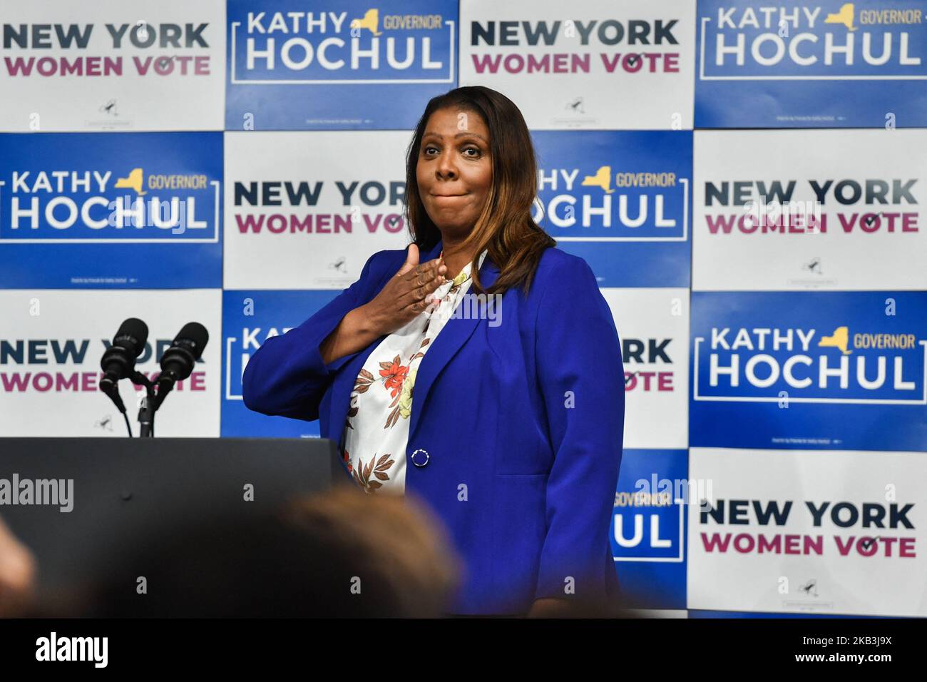 New York, NY on Nov. 3, 2022. Letitia James, Attorney General of New ...
