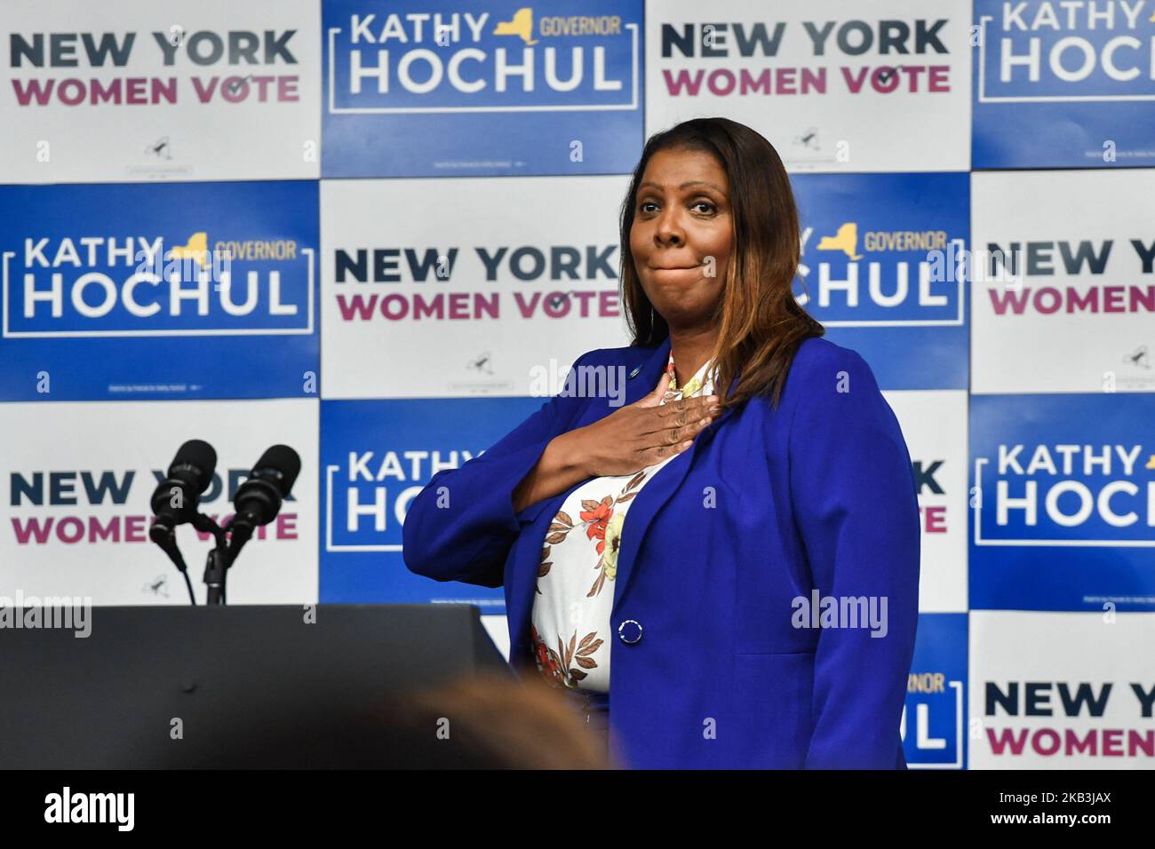 New York, NY on Nov. 3, 2022. Letitia James, Attorney General of New ...
