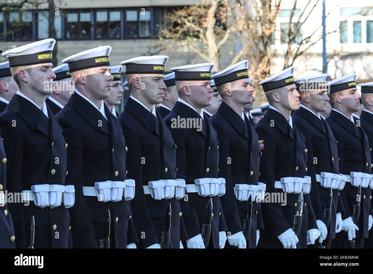 Polish Navy soldiers with the WAT-FB MSBS-5.56 also known as Grot ...
