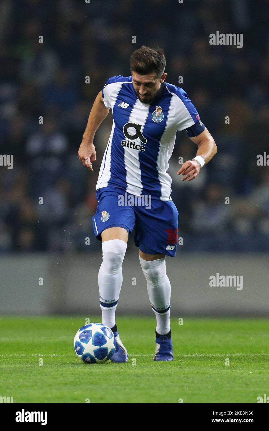 Porto's Mexican midfielder Hector Herrera in action during the UEFA ...