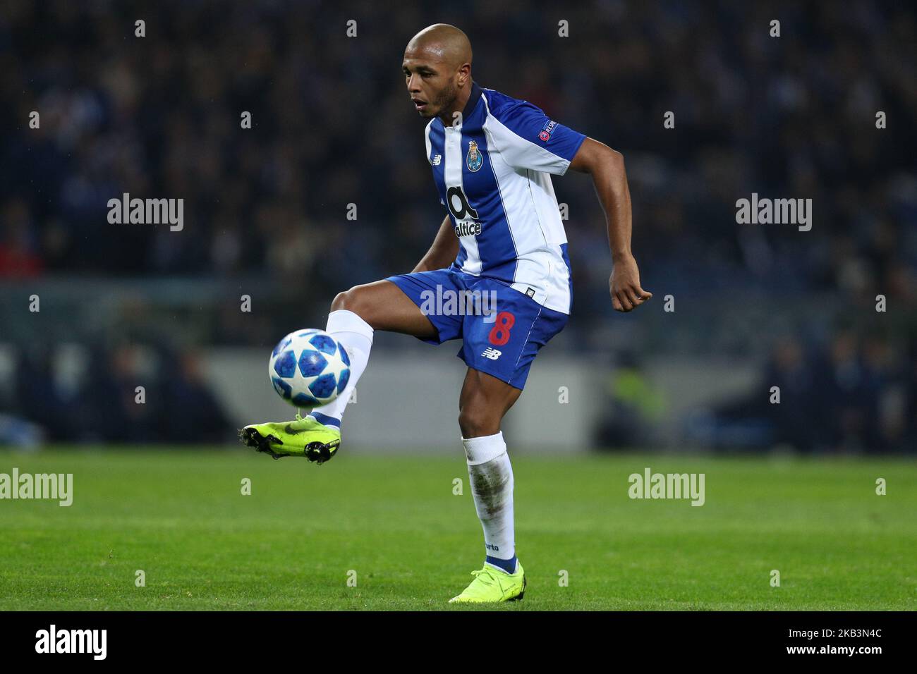 Porto's Algerian forward Yacine Brahimi in action during the UEFA ...