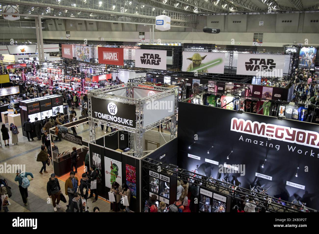 Visitors attend Tokyo Comic Con at Makuhari Messe in Chiba on November ...