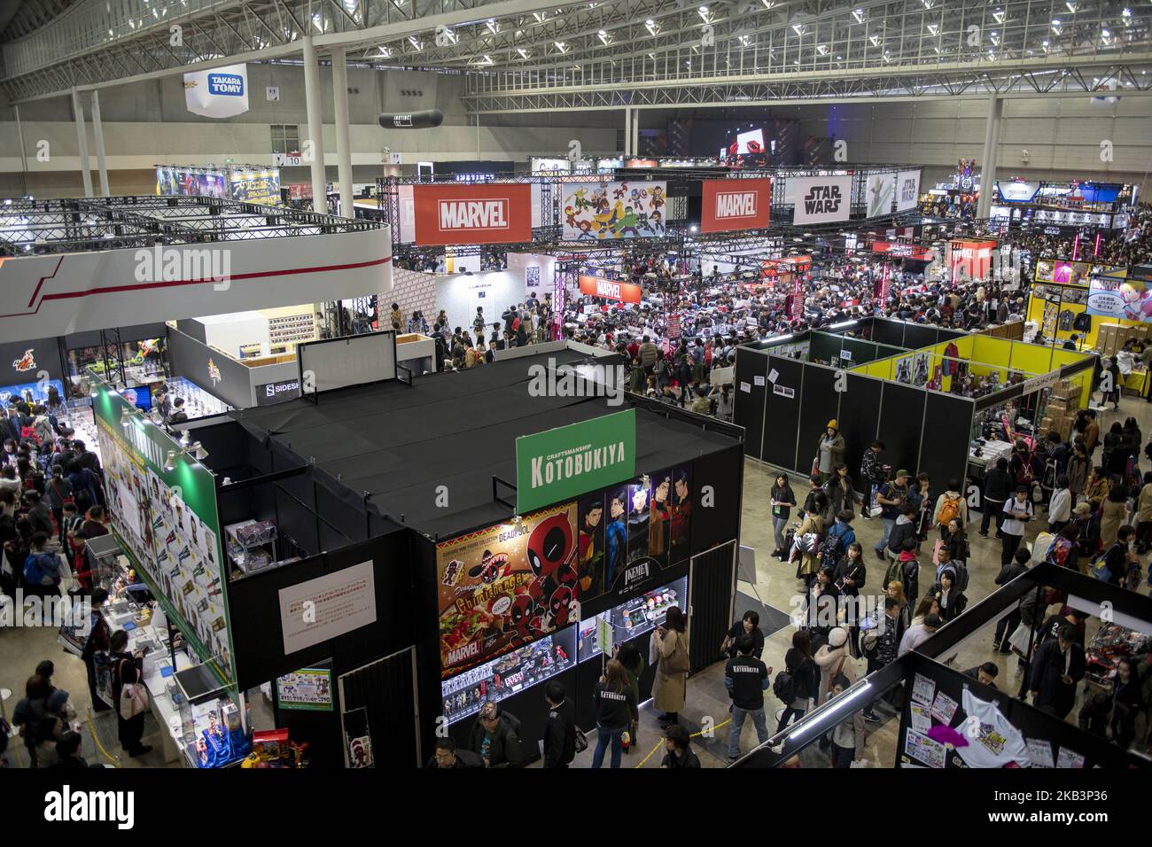 Visitors attend Tokyo Comic Con at Makuhari Messe in Chiba on November ...