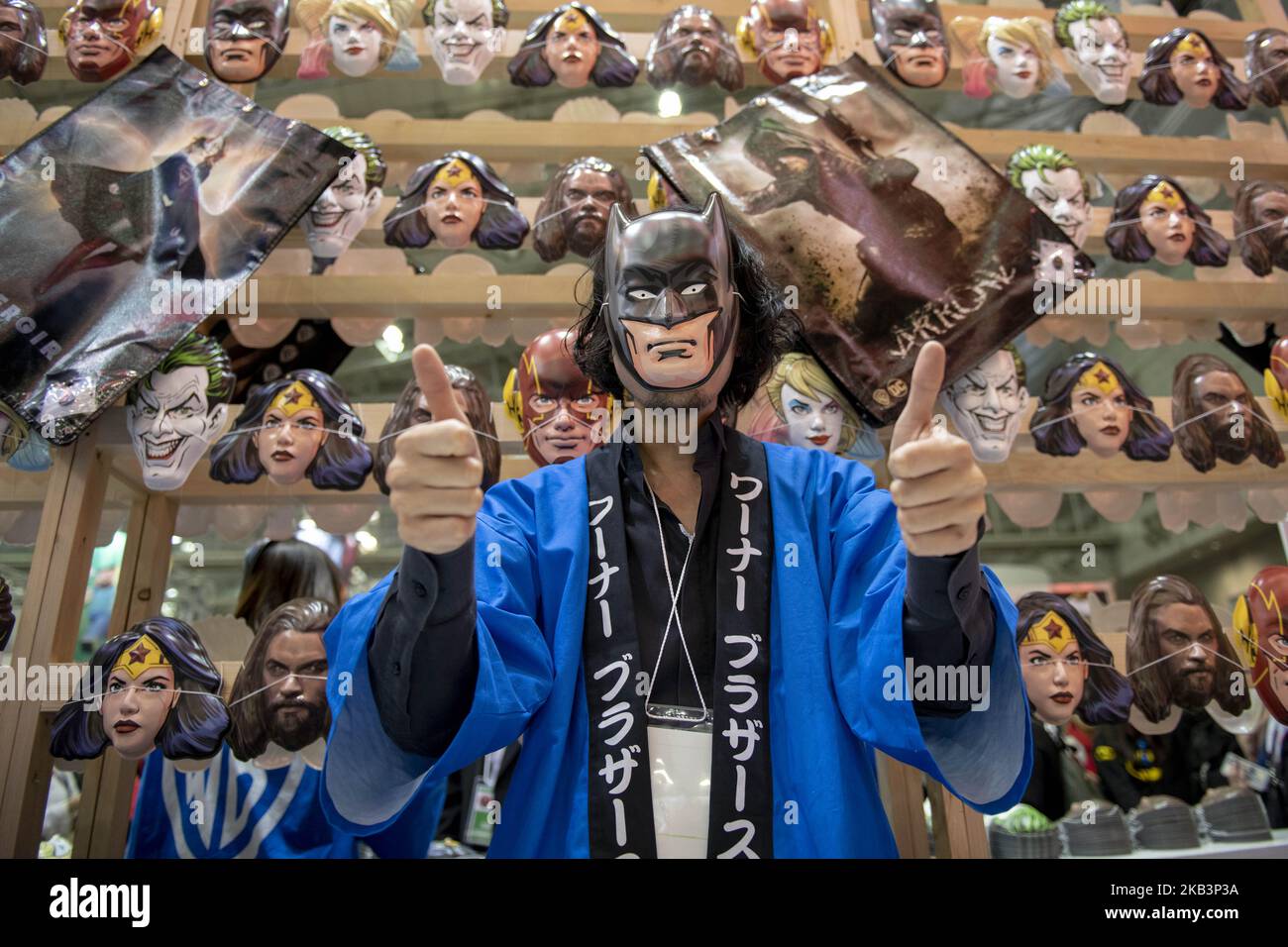 Cosplayer pose at Tokyo Comic Con 2018 at Makuhari Messe in Chiba on ...