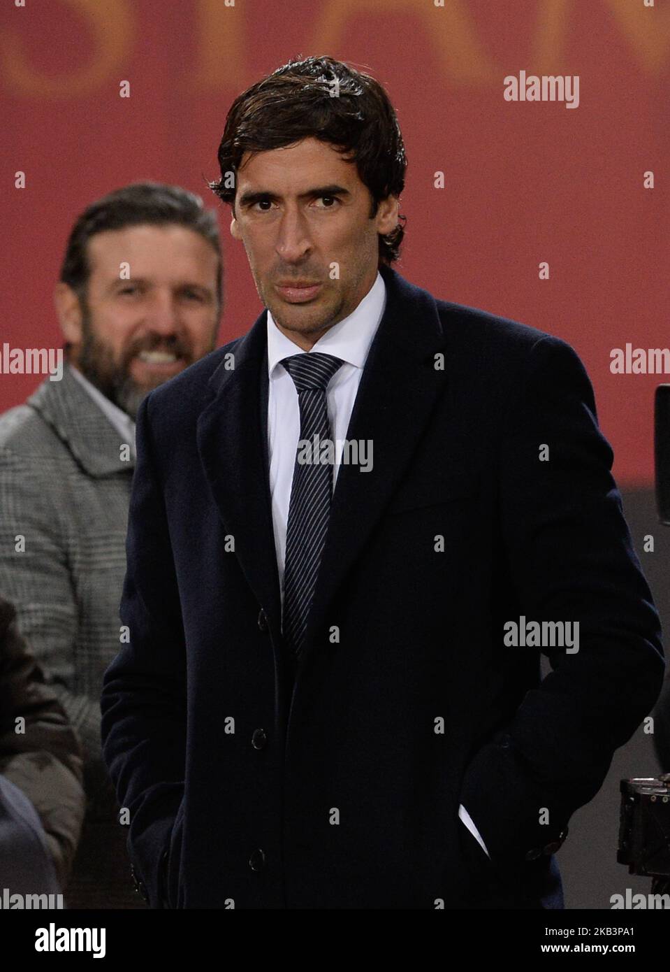 Raul Gonzalez Blanco before the UEFA Champions League match group G ...