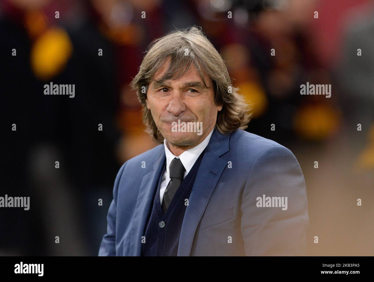 Bruno Conti before the UEFA Champions League match group G between AS ...