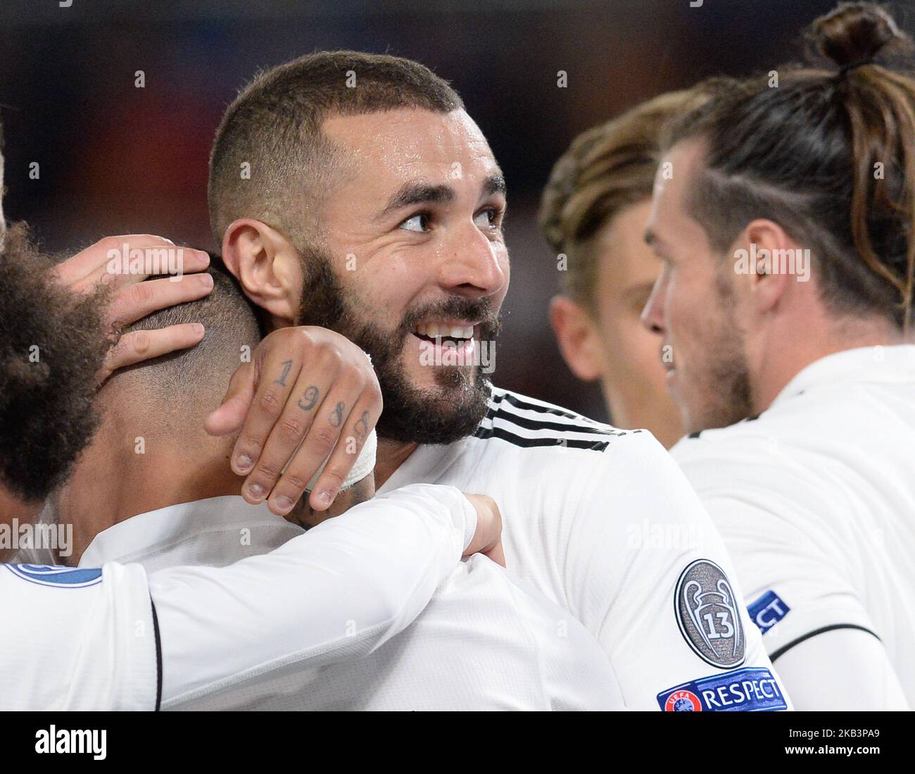 Karim Benzema during the UEFA Champions League match group G between AS ...