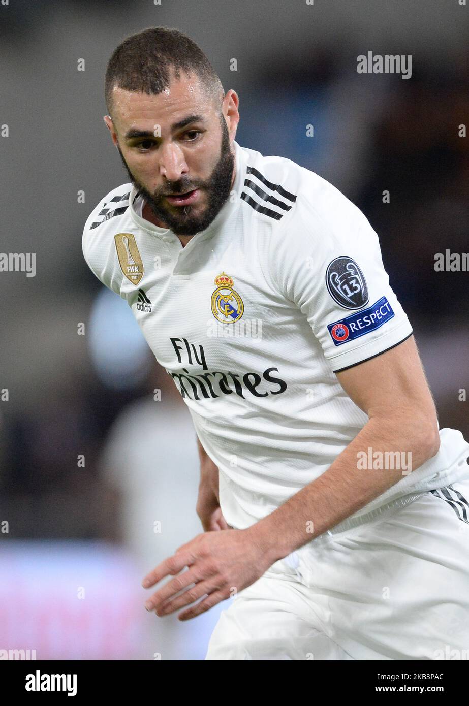Karim Benzema during the UEFA Champions League match group G between AS ...