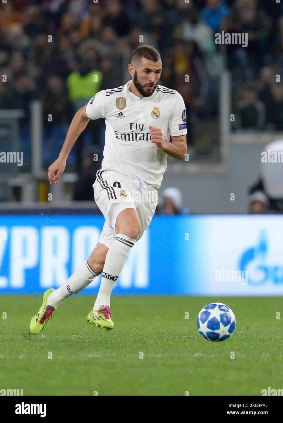 Karim Benzema during the UEFA Champions League match group G between AS ...