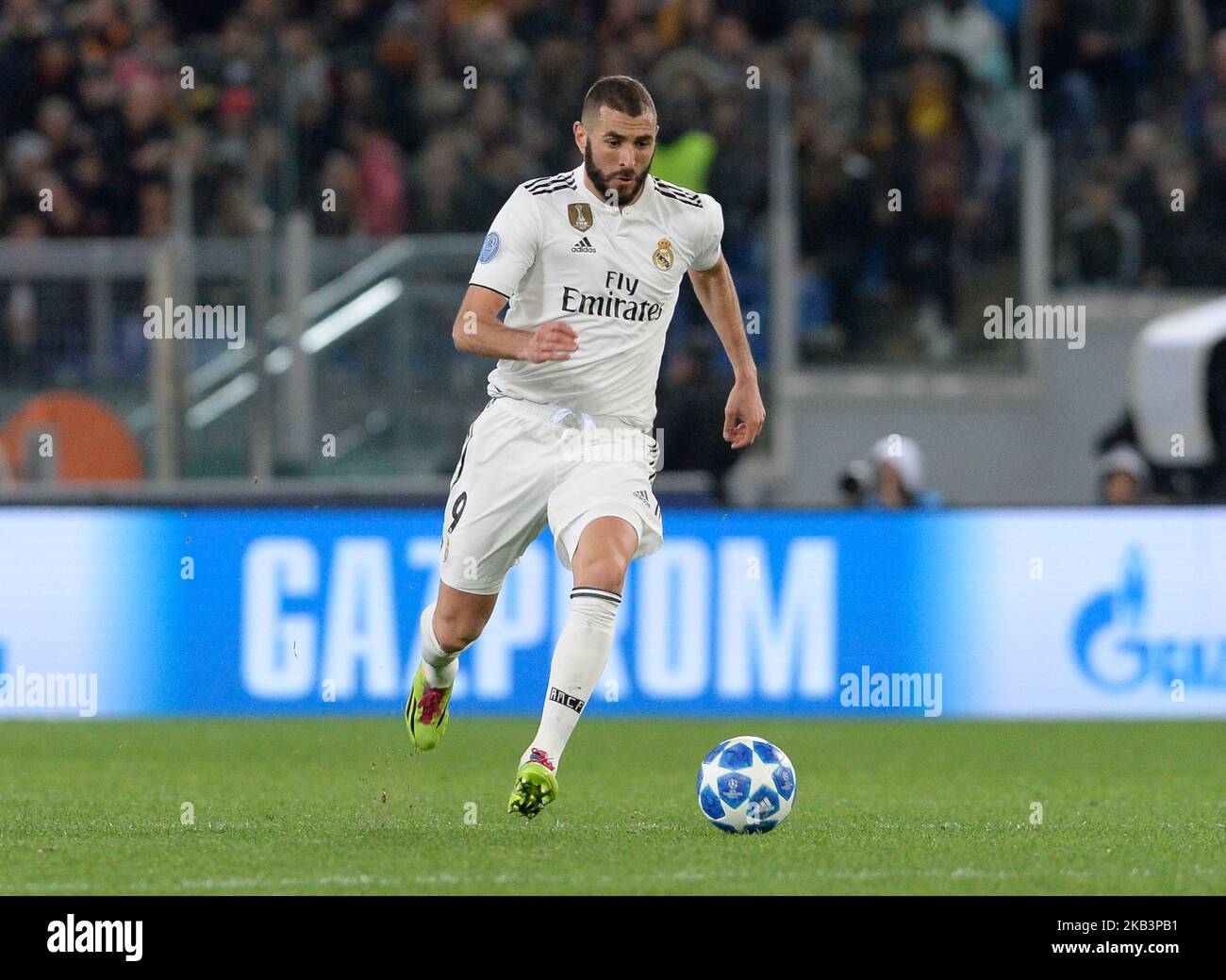 Karim Benzema during the UEFA Champions League match group G between AS ...
