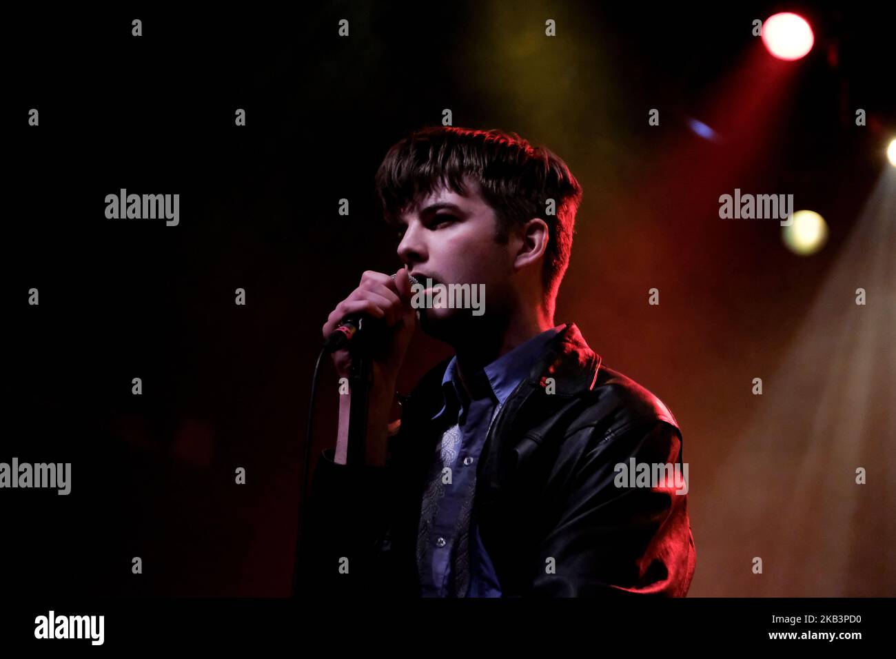 Grian Chatten lead singer of Fontaines DC performs live at London's O2 ...