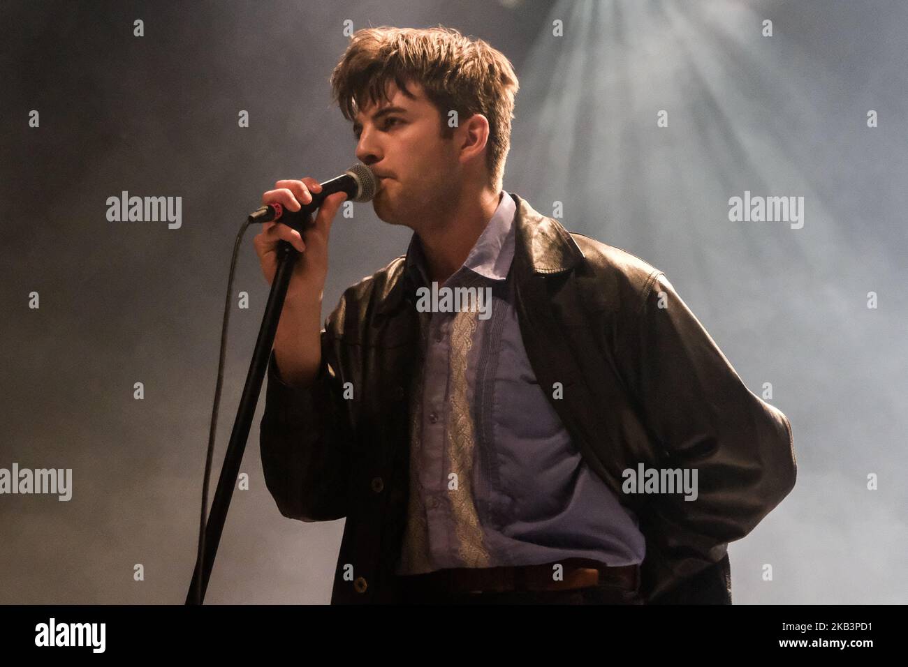 Grian Chatten lead singer of Fontaines DC performs live at London's O2 ...