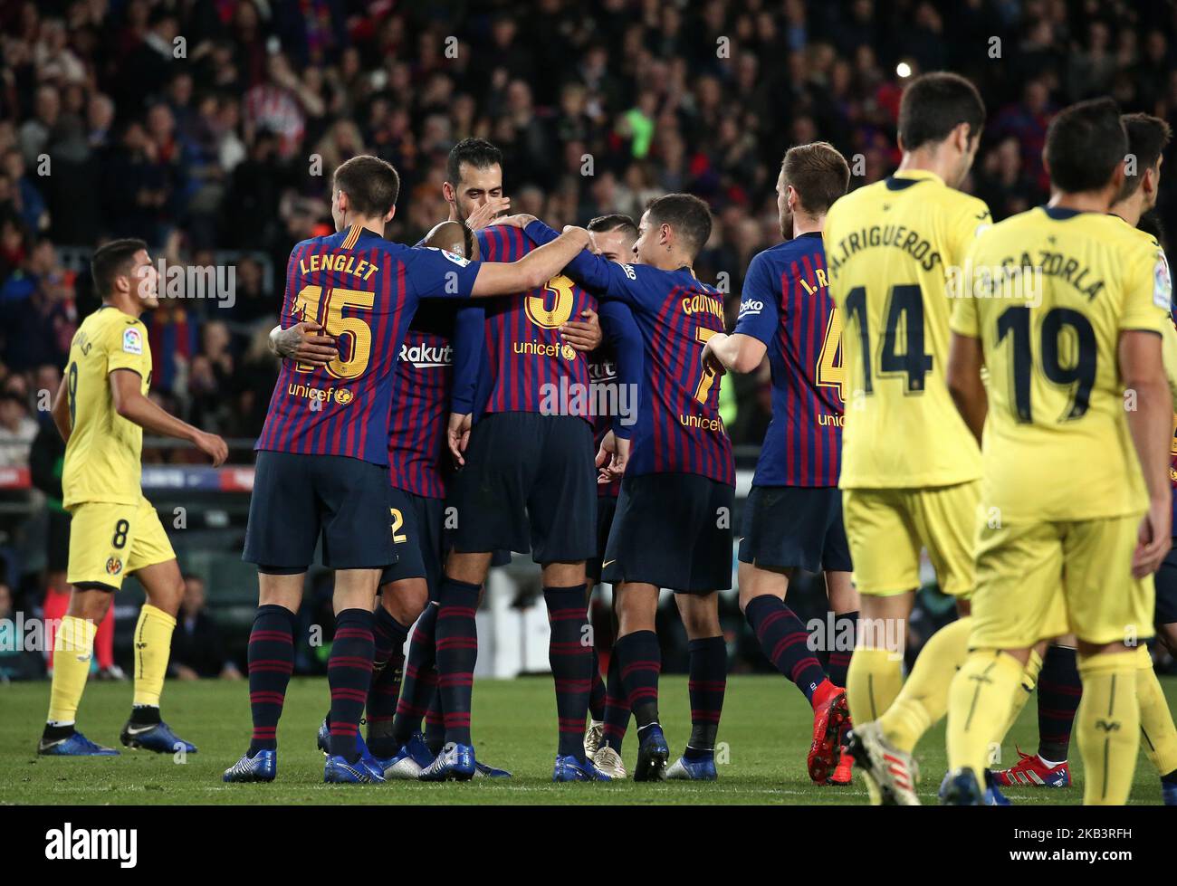 Fc barcelona goal celebration hi-res stock photography and images - Alamy