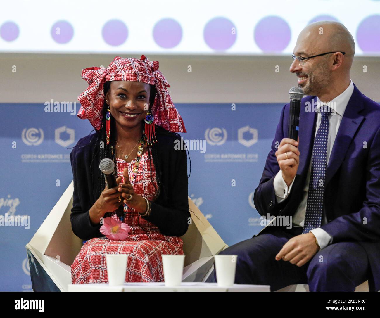 Hindou Ibrahim, Indigenous Leader during the Action Hub Opening panel ...