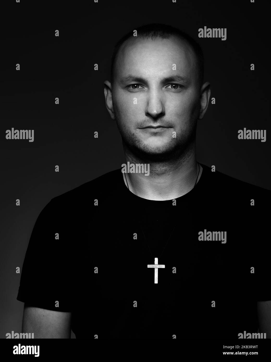 A man in a photo studio Stock Photo - Alamy