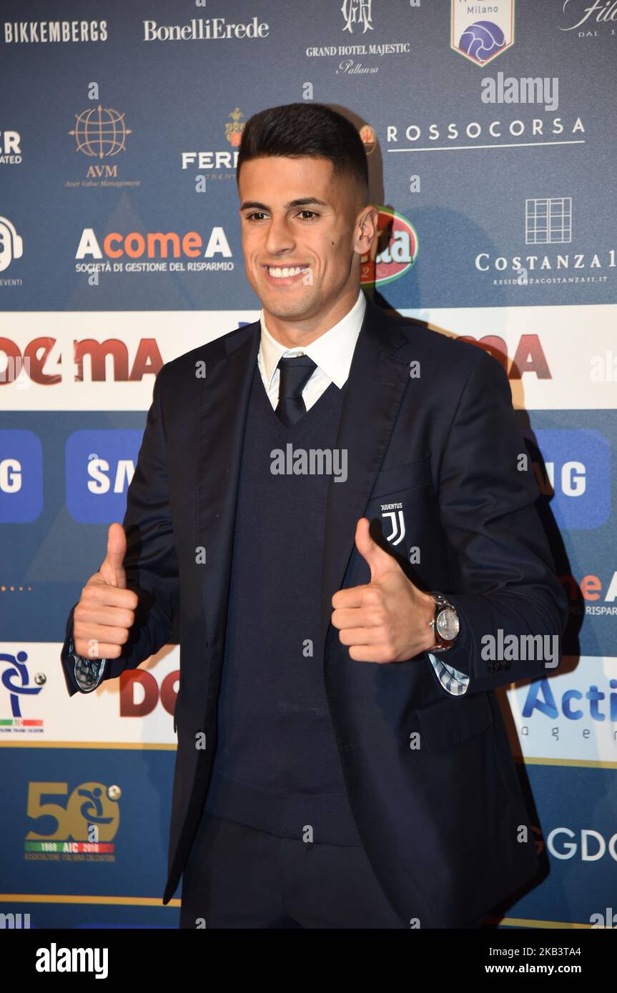 Juventus' Portuguese defender Joao Cancelo arrives at the "Gran Gala ...