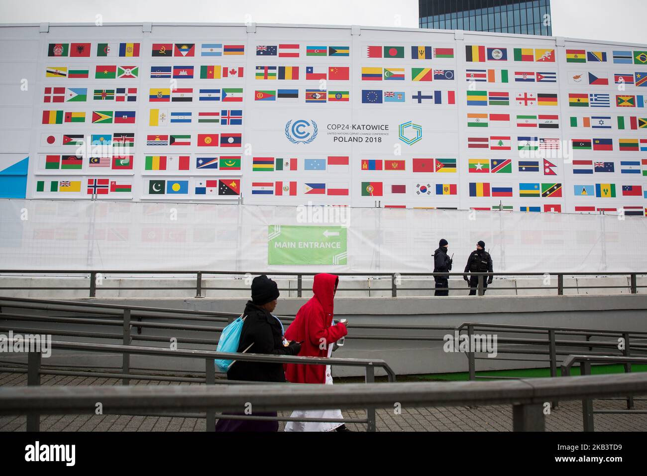 International Congress Centre during the UN Climate Change Conference ...