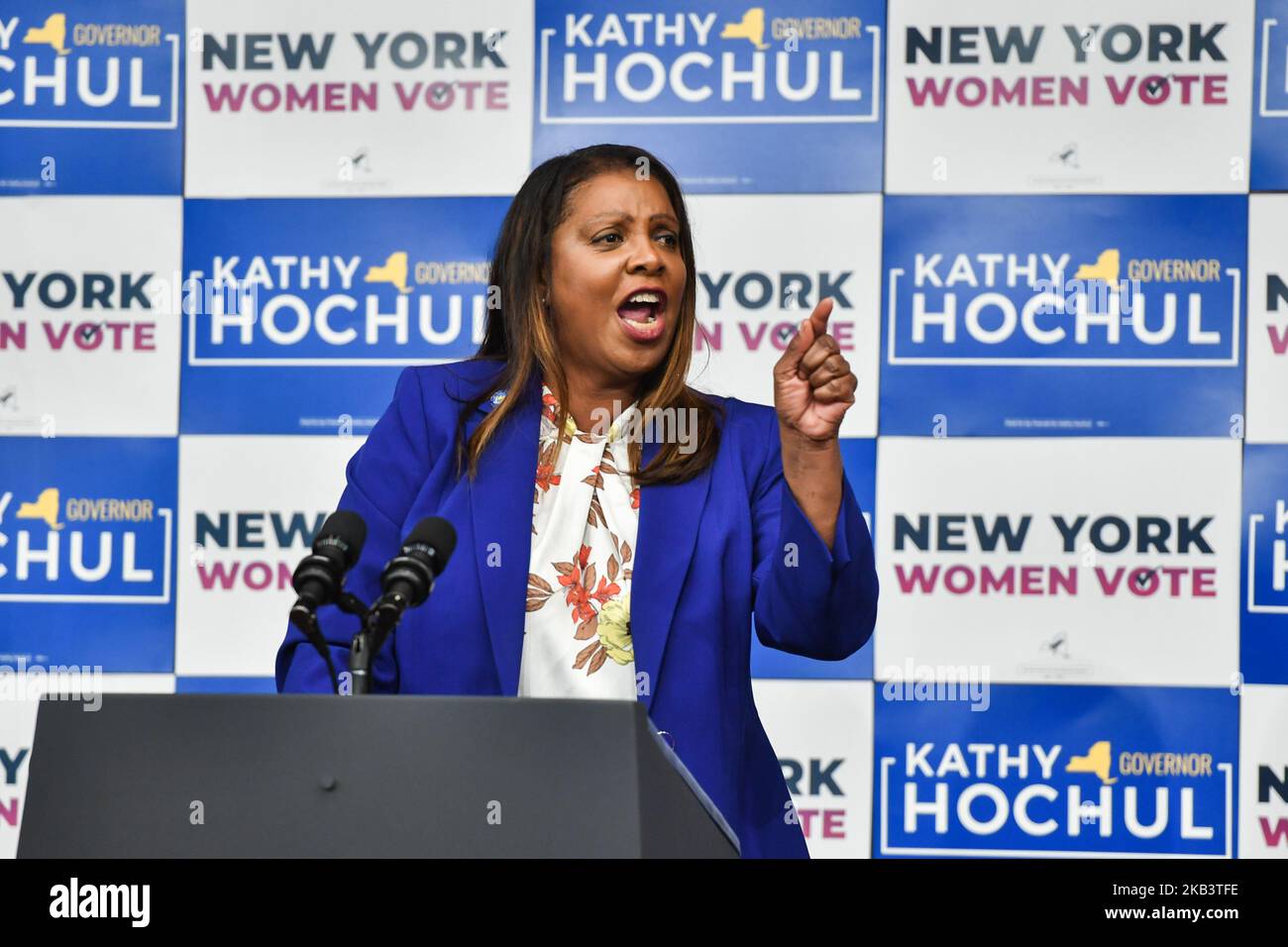 New York, NY on Nov. 3, 2022, Letitia James, Attorney General of New ...