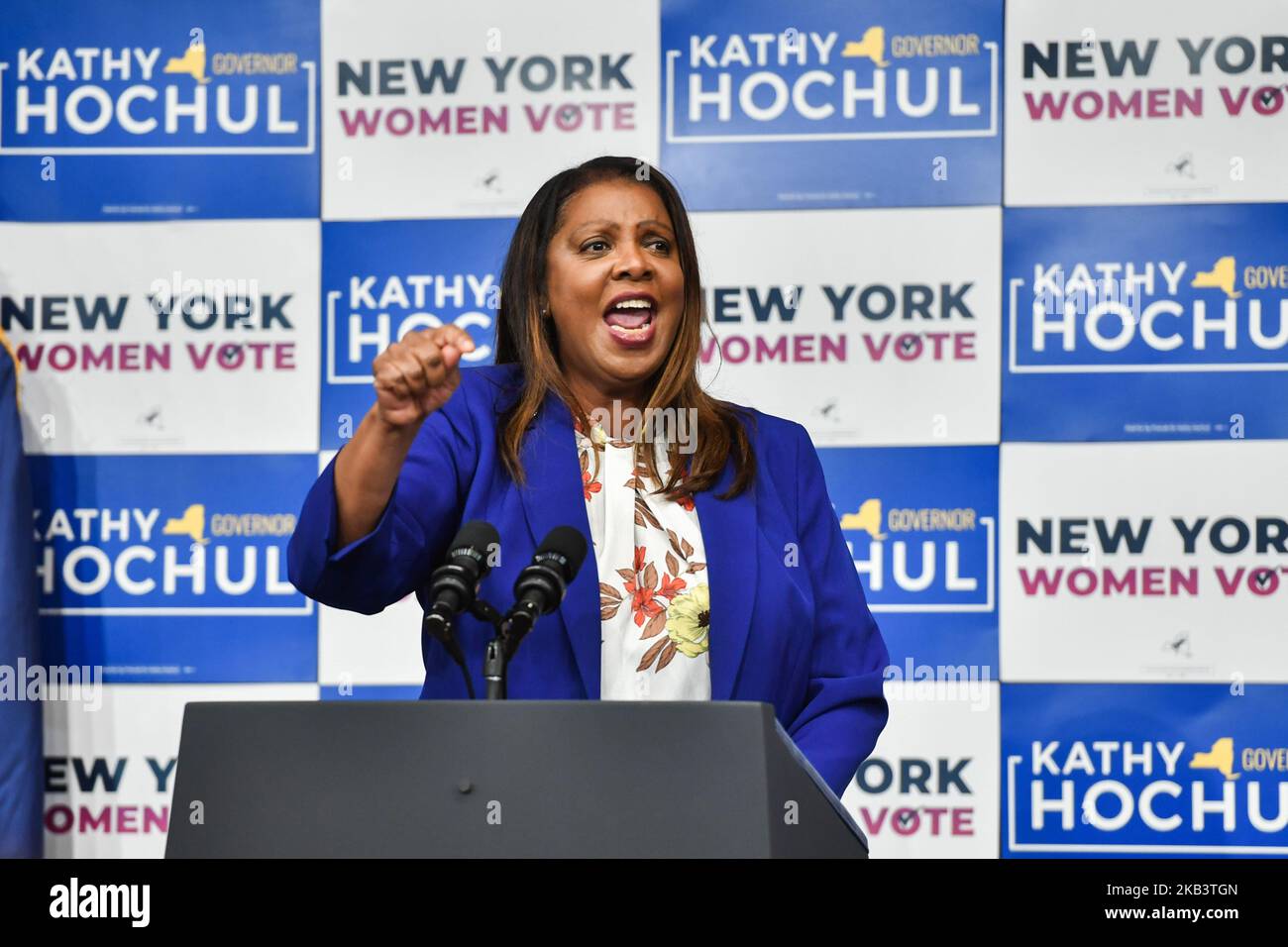 New York, NY on Nov. 3, 2022, Letitia James, Attorney General of New ...