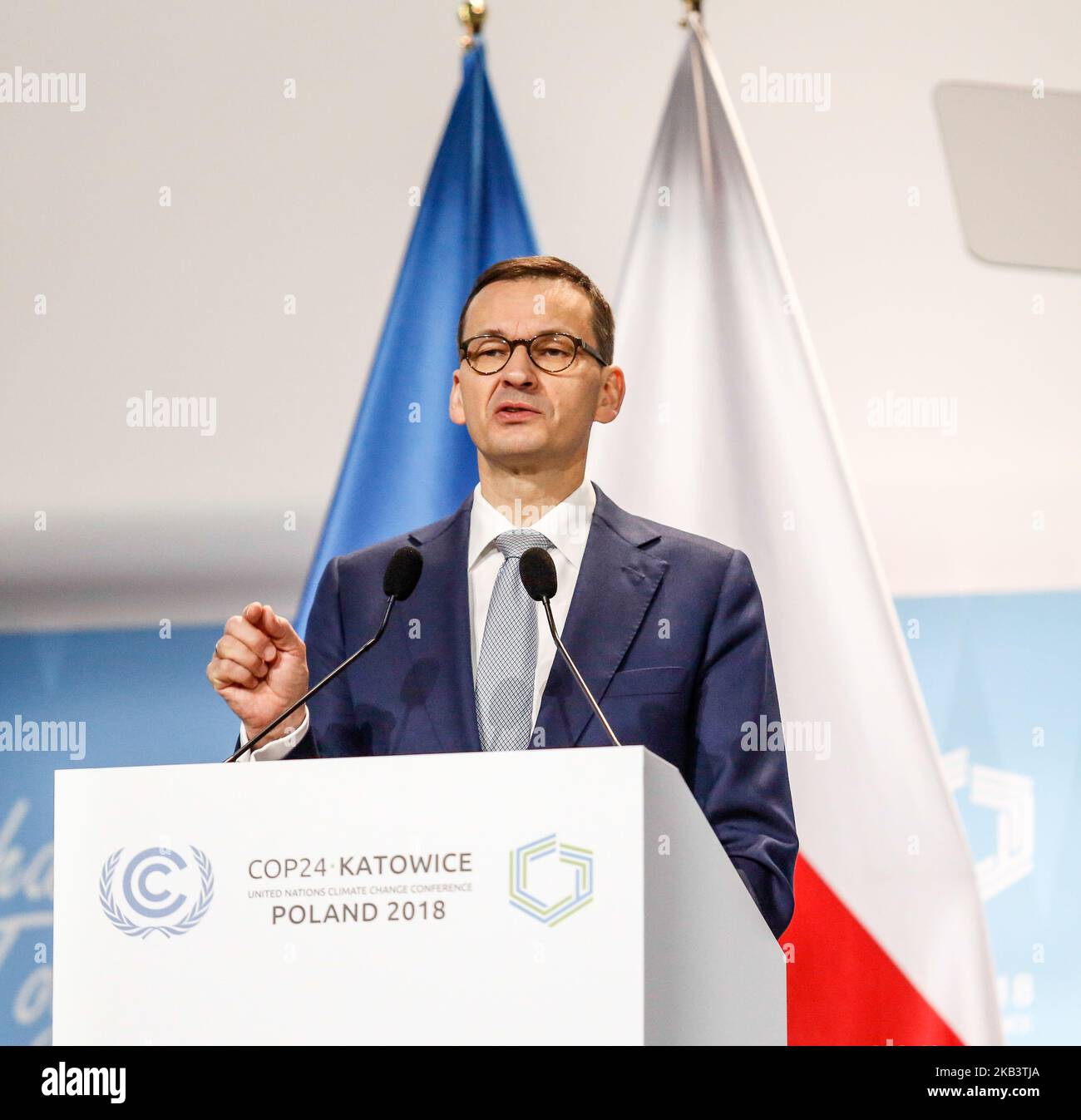 Prime Minister of Poland, Mateusz Morawiecki speaks during high level ...