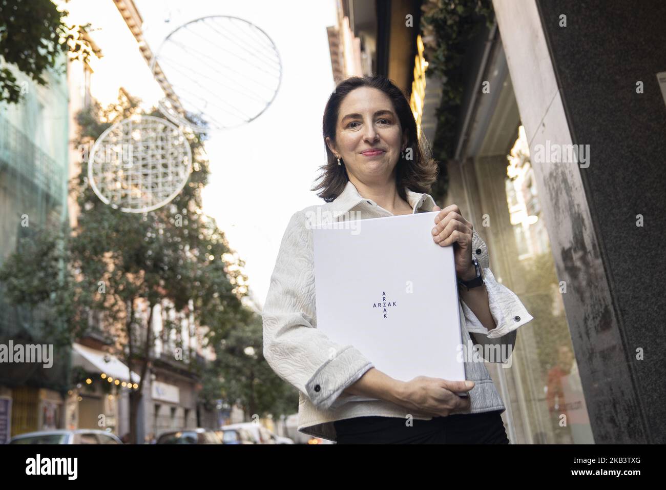 the Chef Elena Arzak poses during the presentation of the book 'Arzak ...