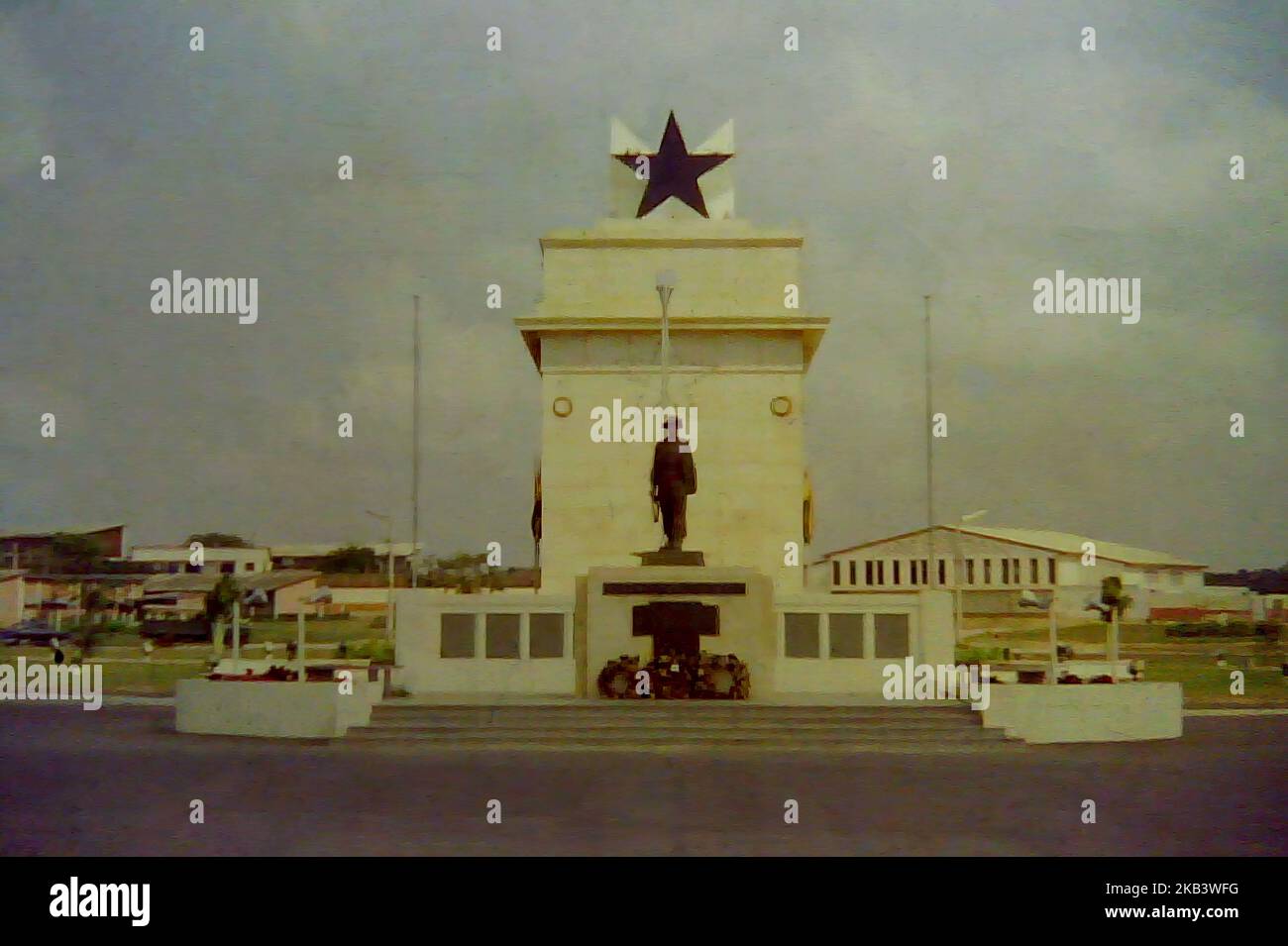 A memorial to the men of the Gold Coast Regiment who serviced in Burma ...