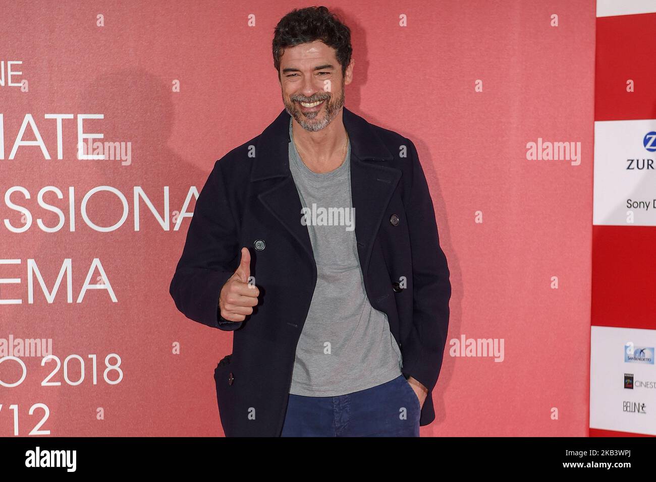 Alessandro Gassmann attends a photocall during the 41th Giornate ...
