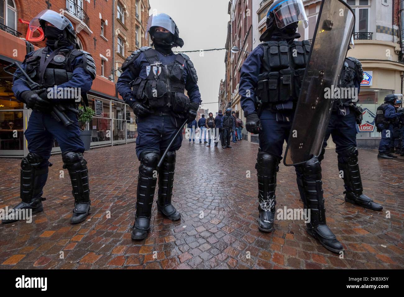 Rance politics students protest high schools sudents lille hi-res stock ...