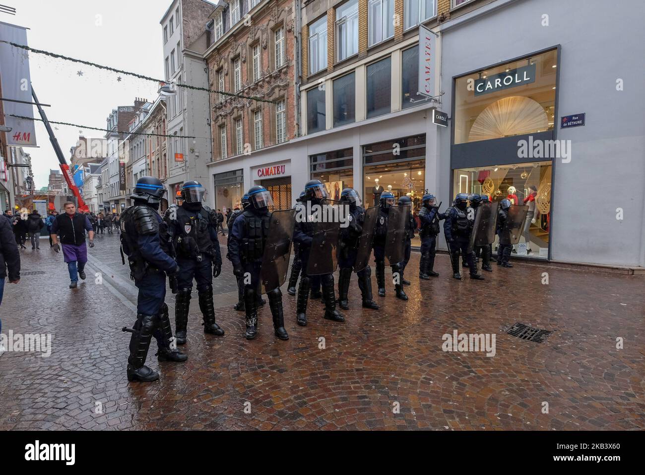 Rance politics students protest high schools sudents lille hi-res stock ...