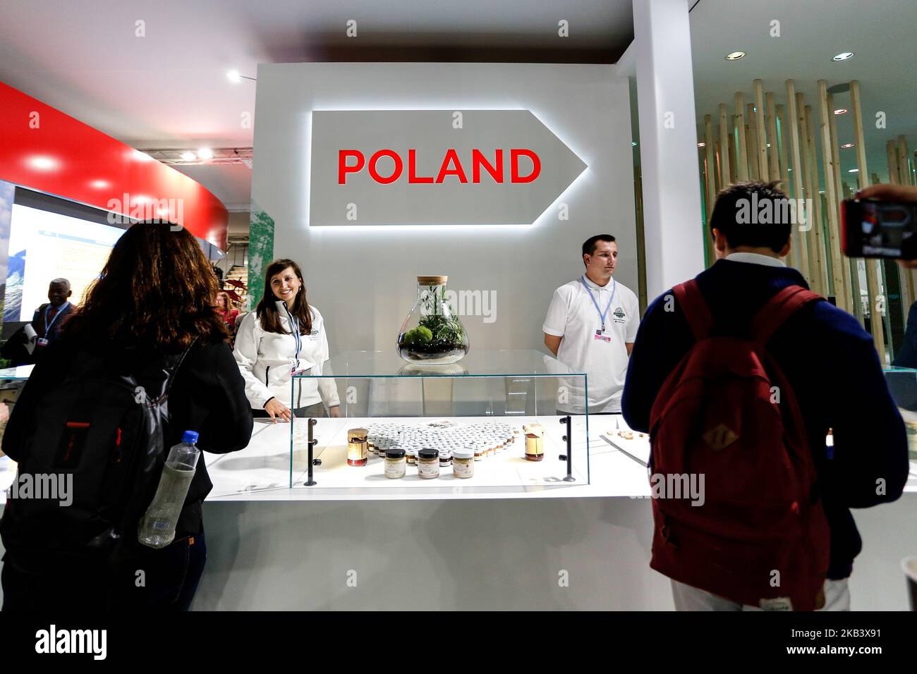 Polish Pavilion during the UN climate conference COP24 in Katowice ...