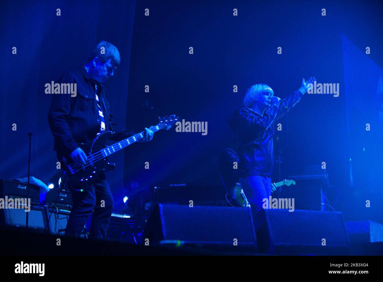 English rock band The Charlatans perform live at Wembley Arena as they ...