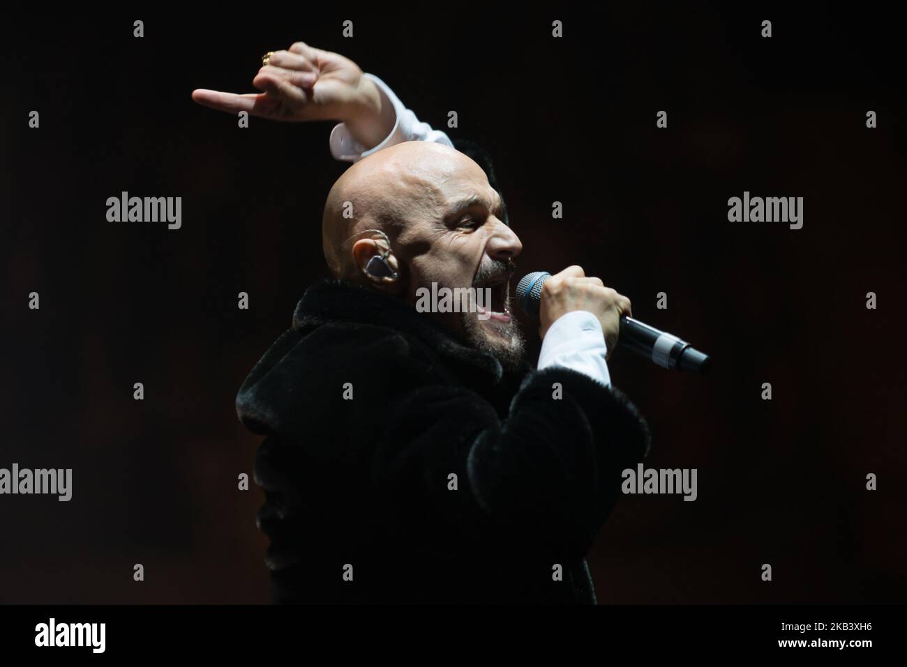 Tim Booth, singer of the British rock band James, is pictured as he ...
