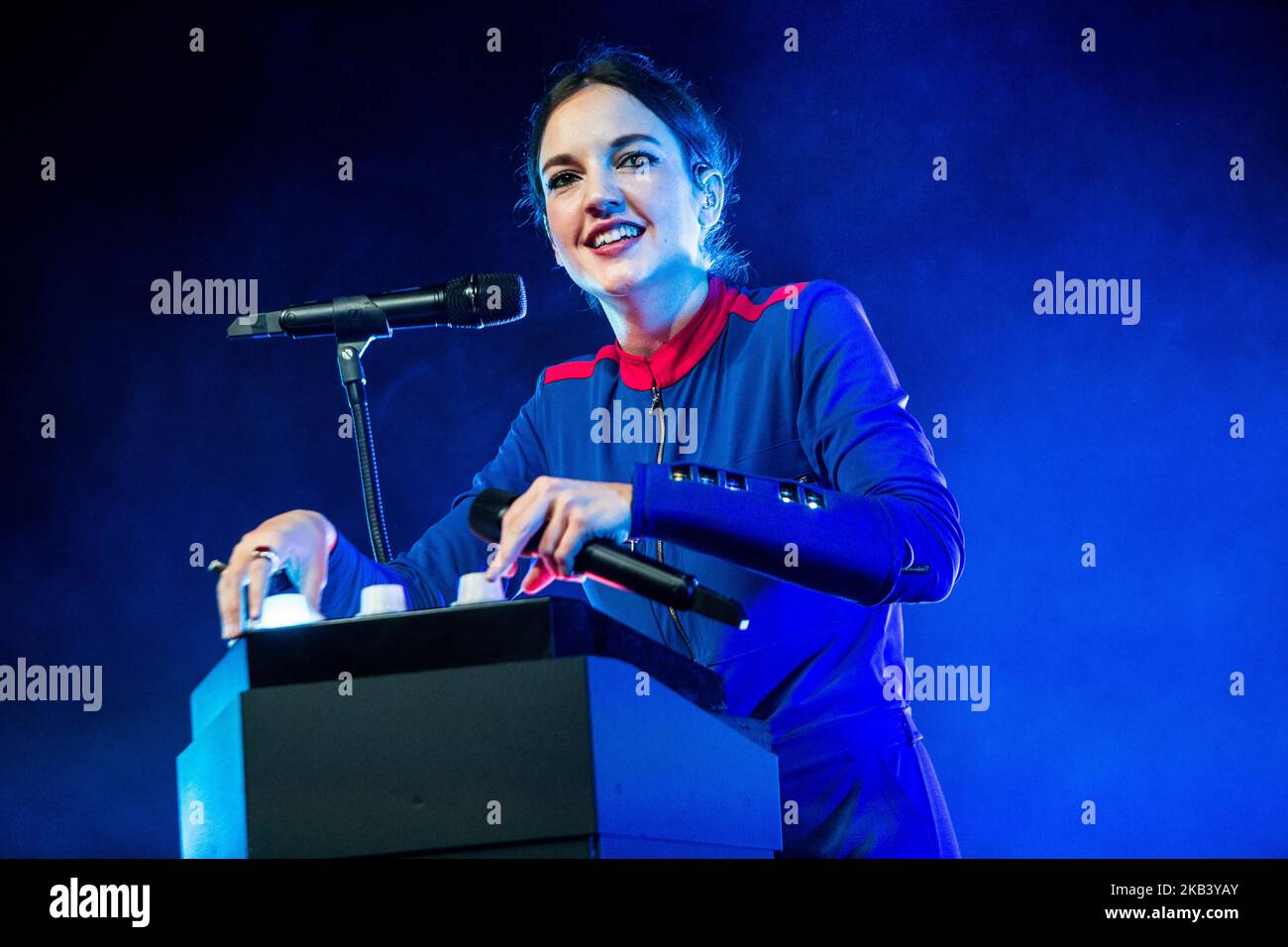 The french singer and song-writer Jain performing live at Fabrique Club ...