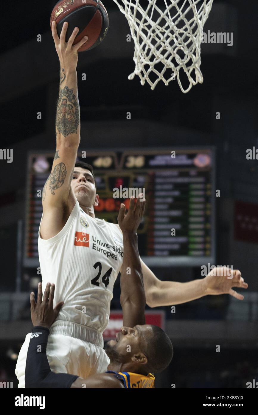 Gabriel Deck of Real Madrid during their Liga ACB Endesa basketball ...